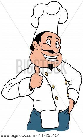 Smiling Chef White Vector & Photo (Free Trial) | Bigstock