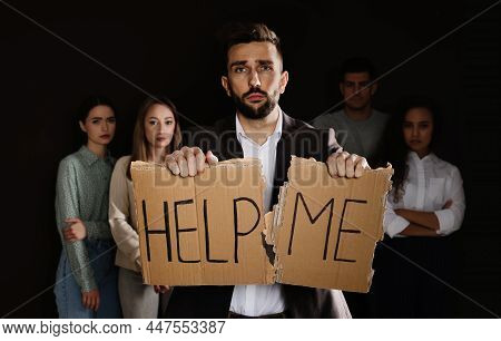 Unhappy Man Help Me Image & Photo (Free Trial) | Bigstock