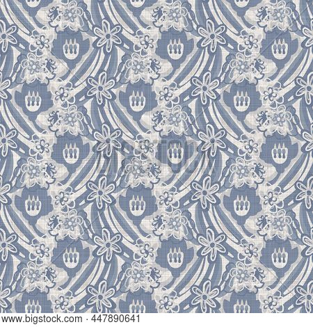 French Blue Floral Image & Photo (Free Trial) | Bigstock