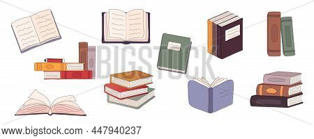 Stack Books Cartoon Image & Photo (Free Trial) | Bigstock