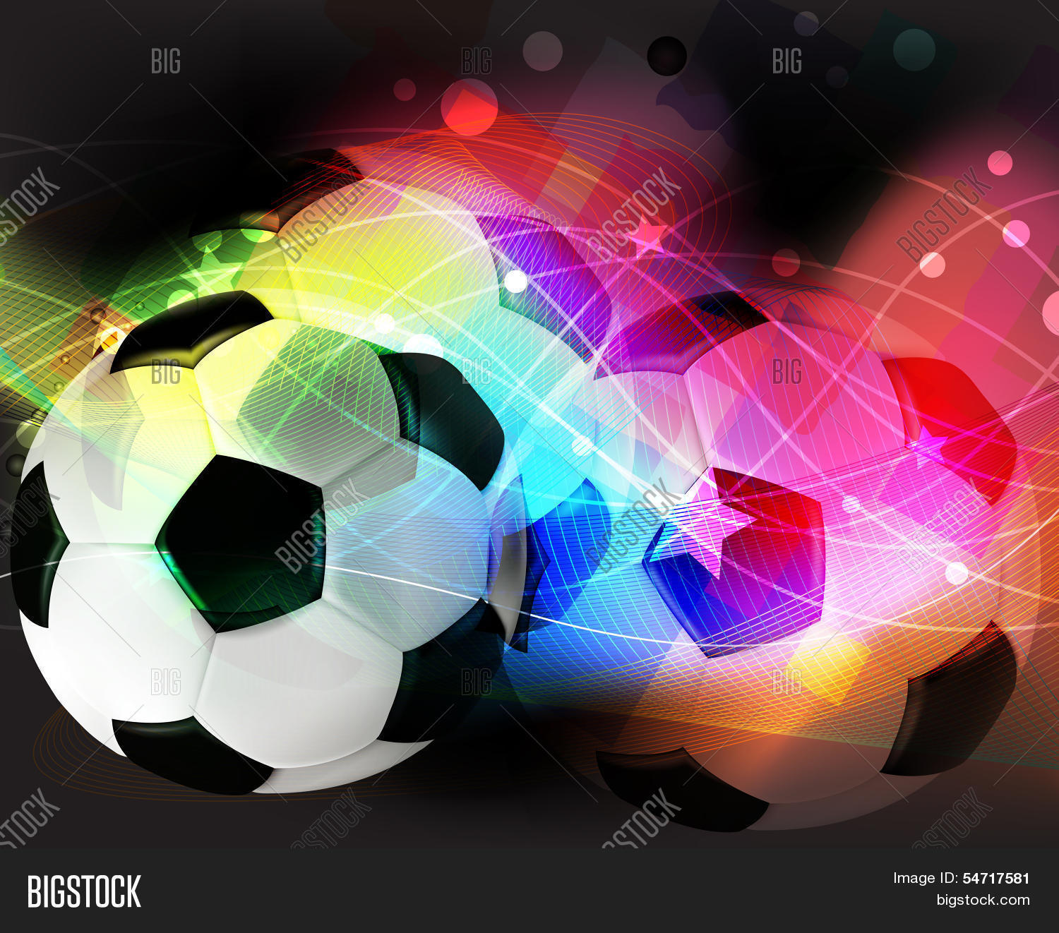 Football Abstract Vector & Photo (Free Trial) | Bigstock