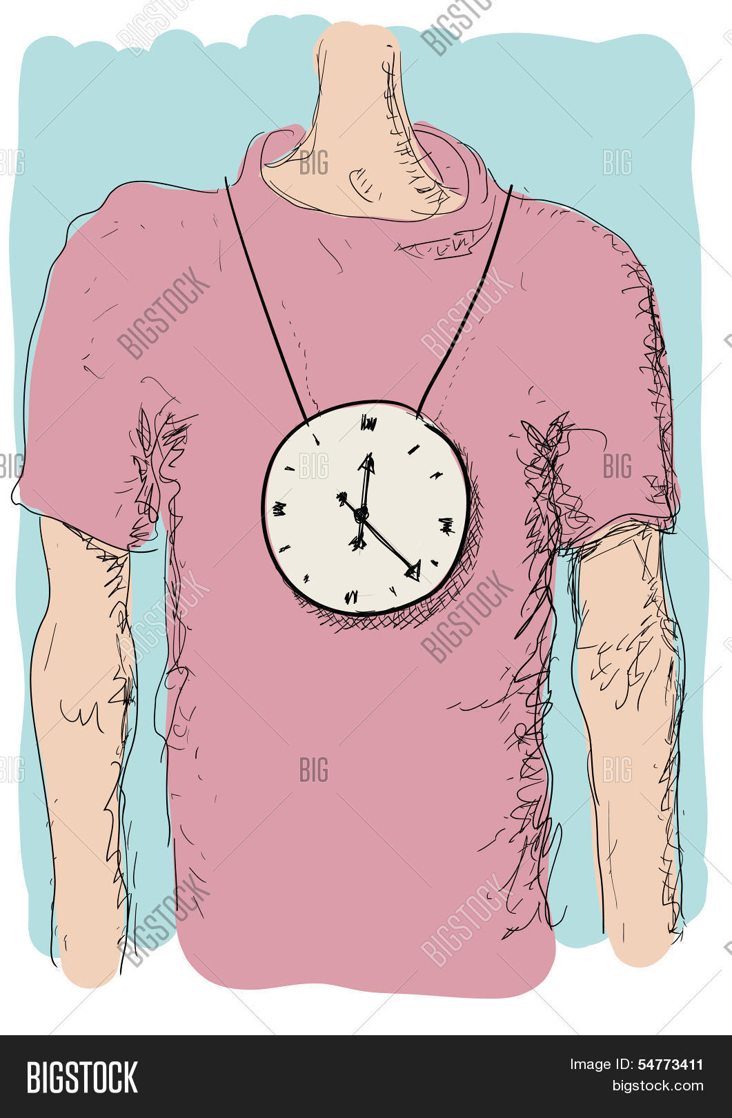 Clock Neck Vector & Photo (Free Trial) | Bigstock