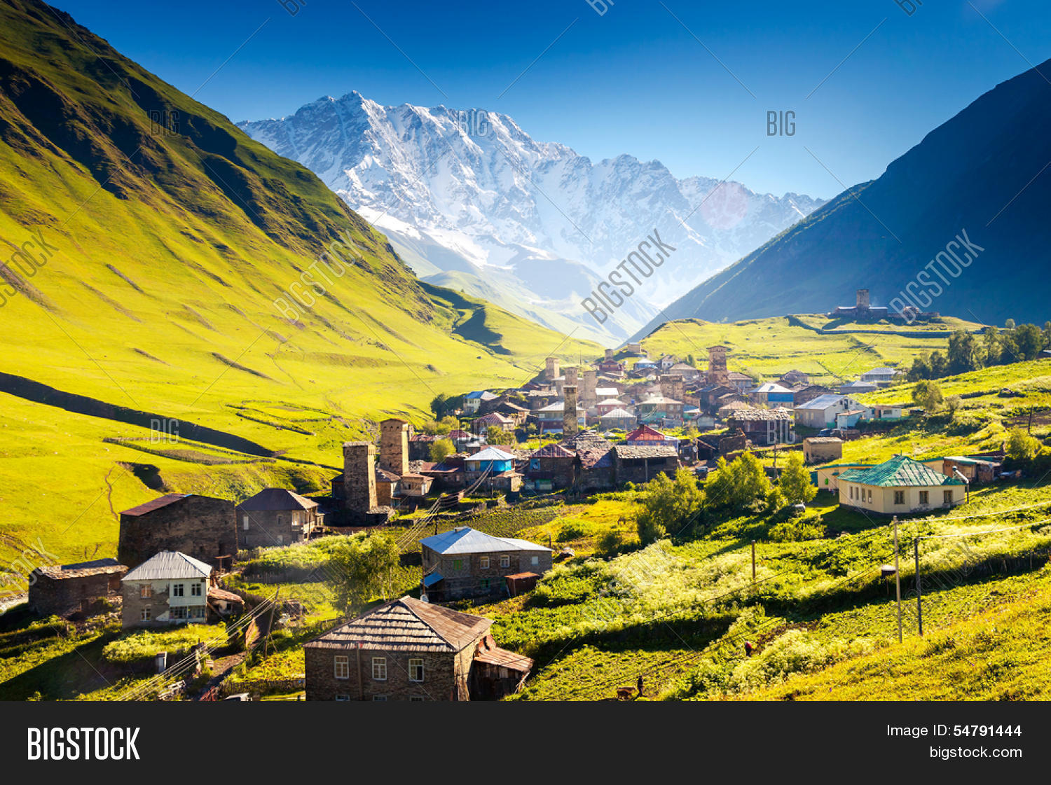Ushguli That Consists Image & Photo (Free Trial) | Bigstock