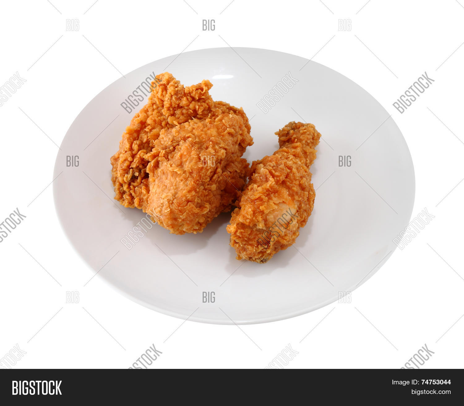 Fried Chicken White Image & Photo (Free Trial) | Bigstock