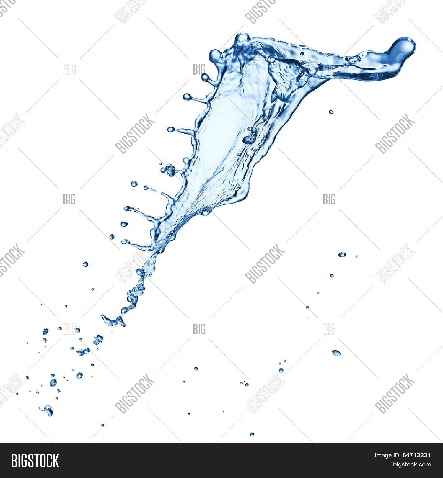 Blue Water Splash Image & Photo (Free Trial) | Bigstock