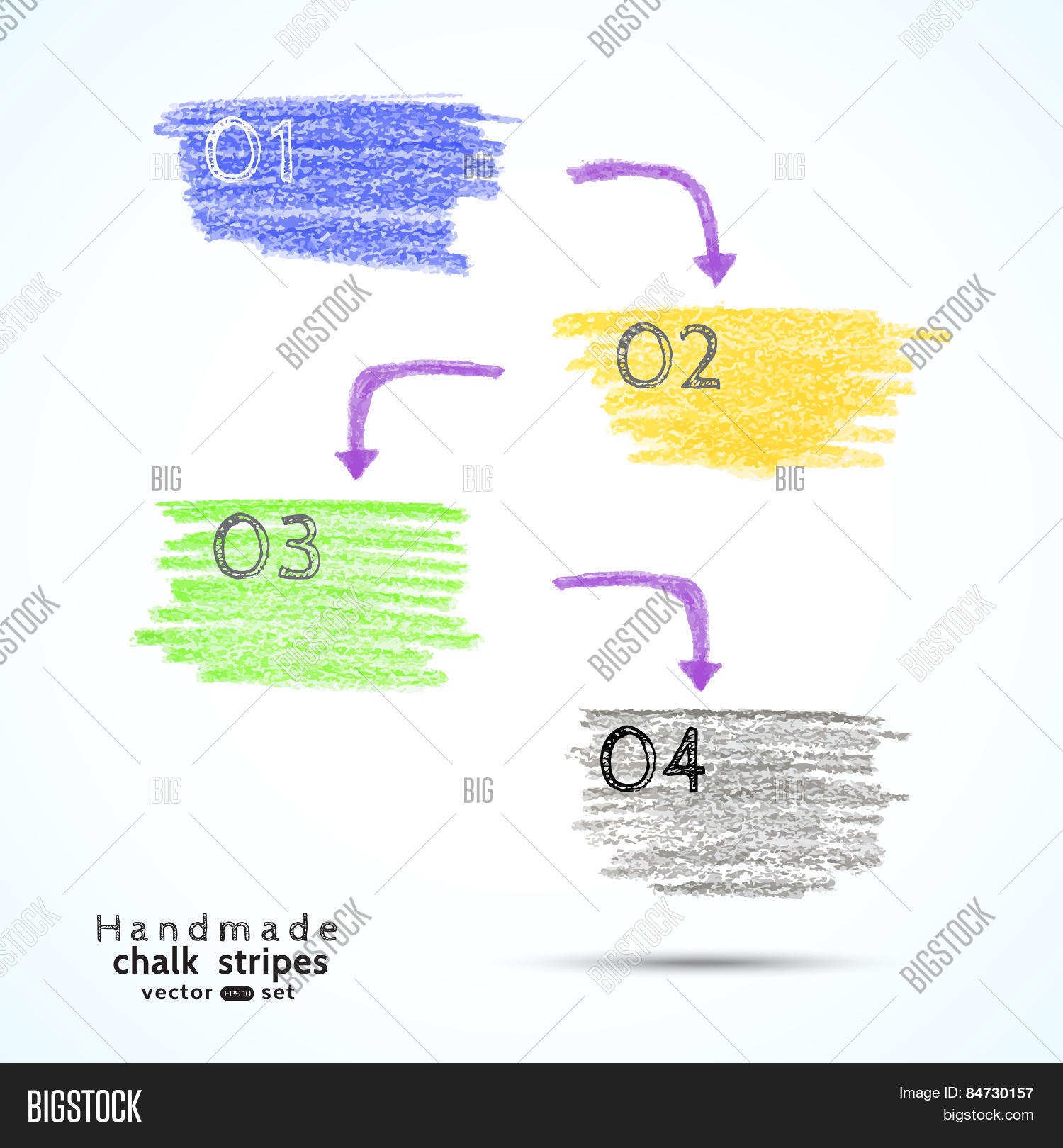 Chalk Scheme Four Vector & Photo (Free Trial) | Bigstock