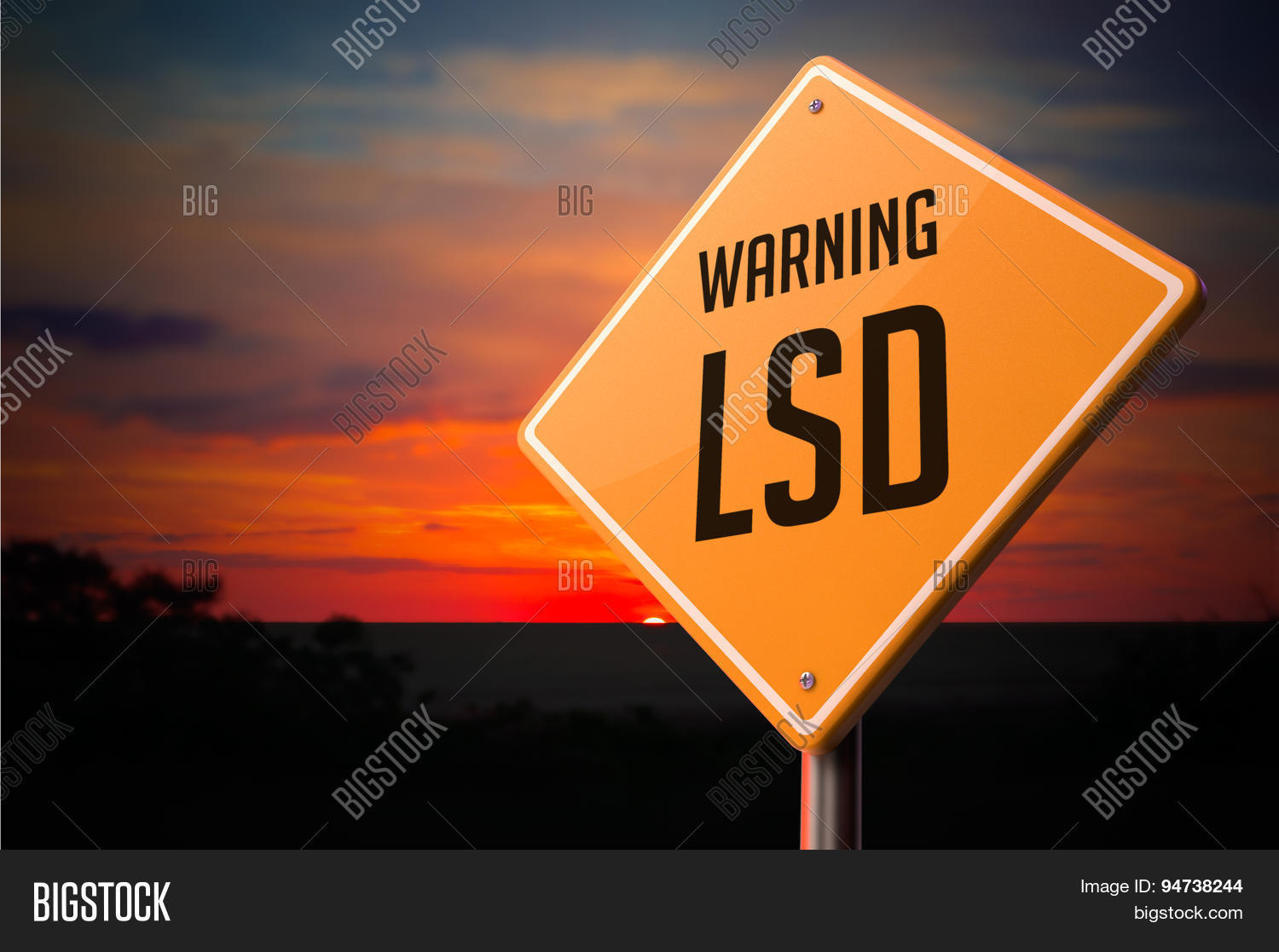 LSD On Warning Road Image & Photo (Free Trial) | Bigstock