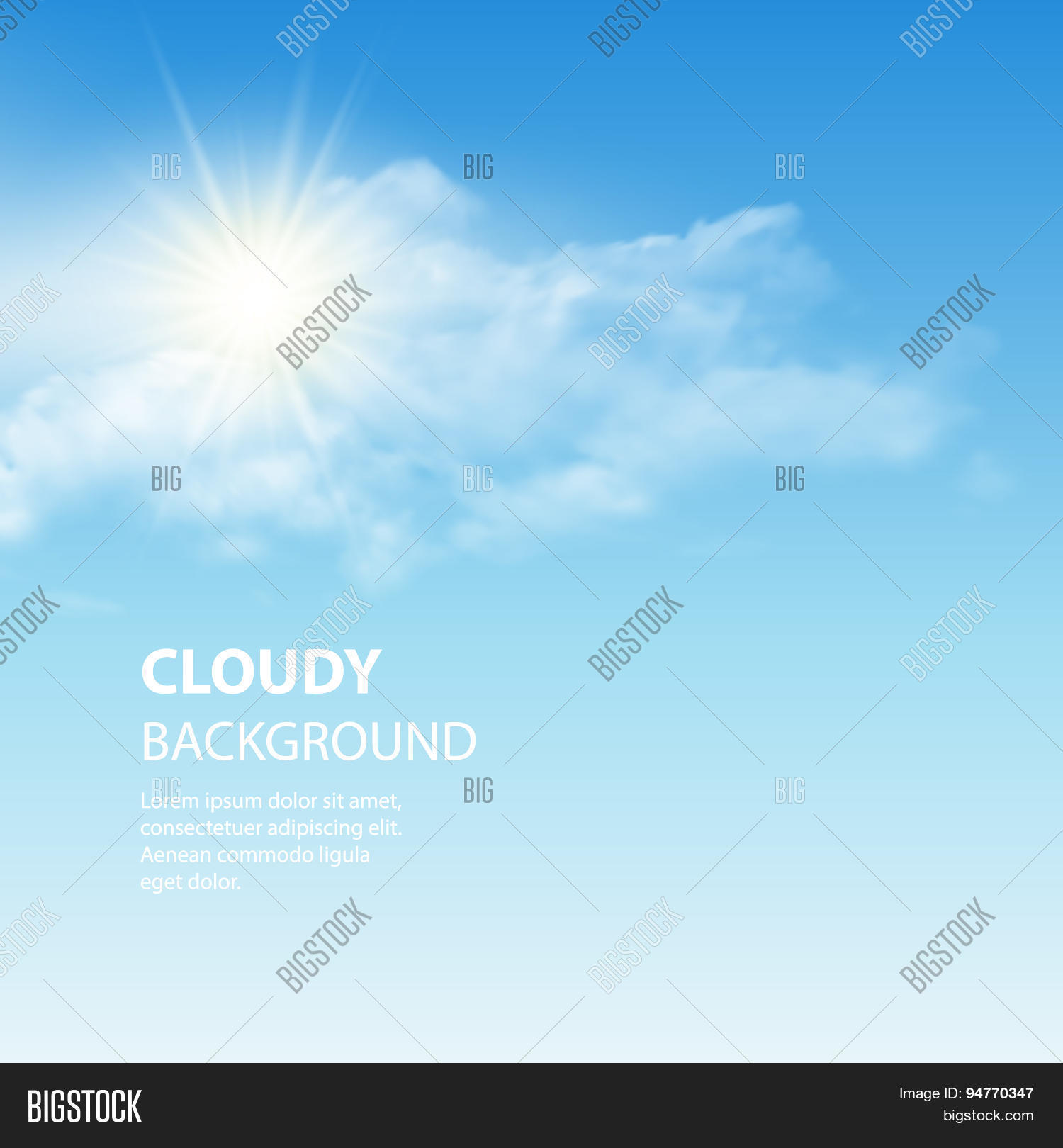 Blue Sky Background Vector & Photo (Free Trial) | Bigstock