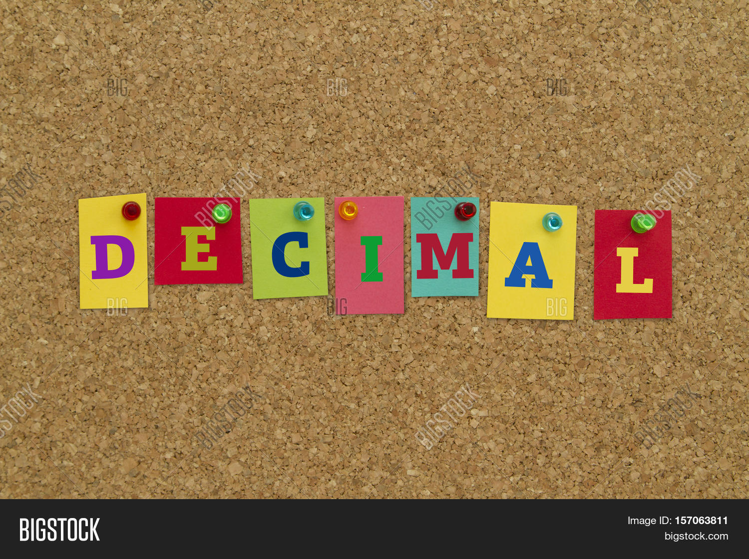 Decimal Word Written Image & Photo (Free Trial) | Bigstock