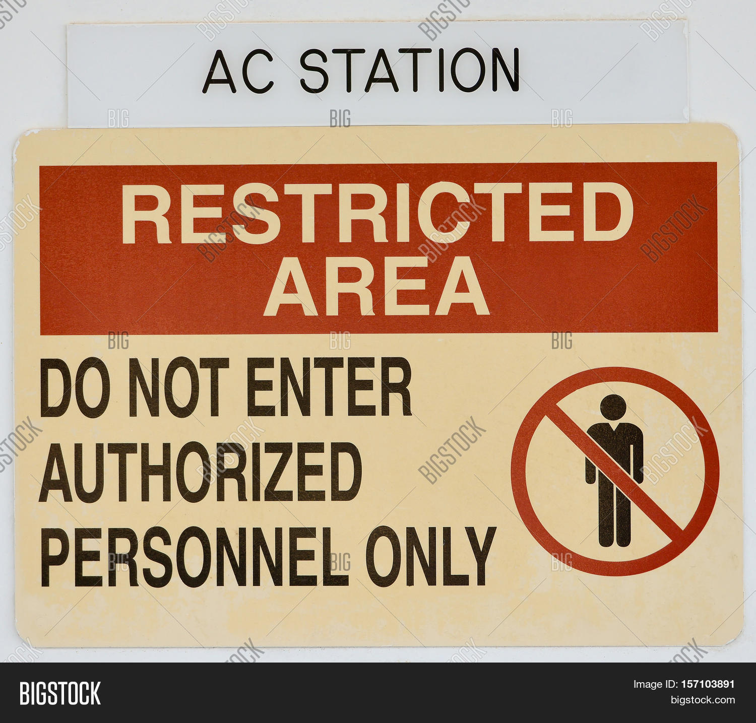 Notice Restricted Area Image & Photo (Free Trial) | Bigstock
