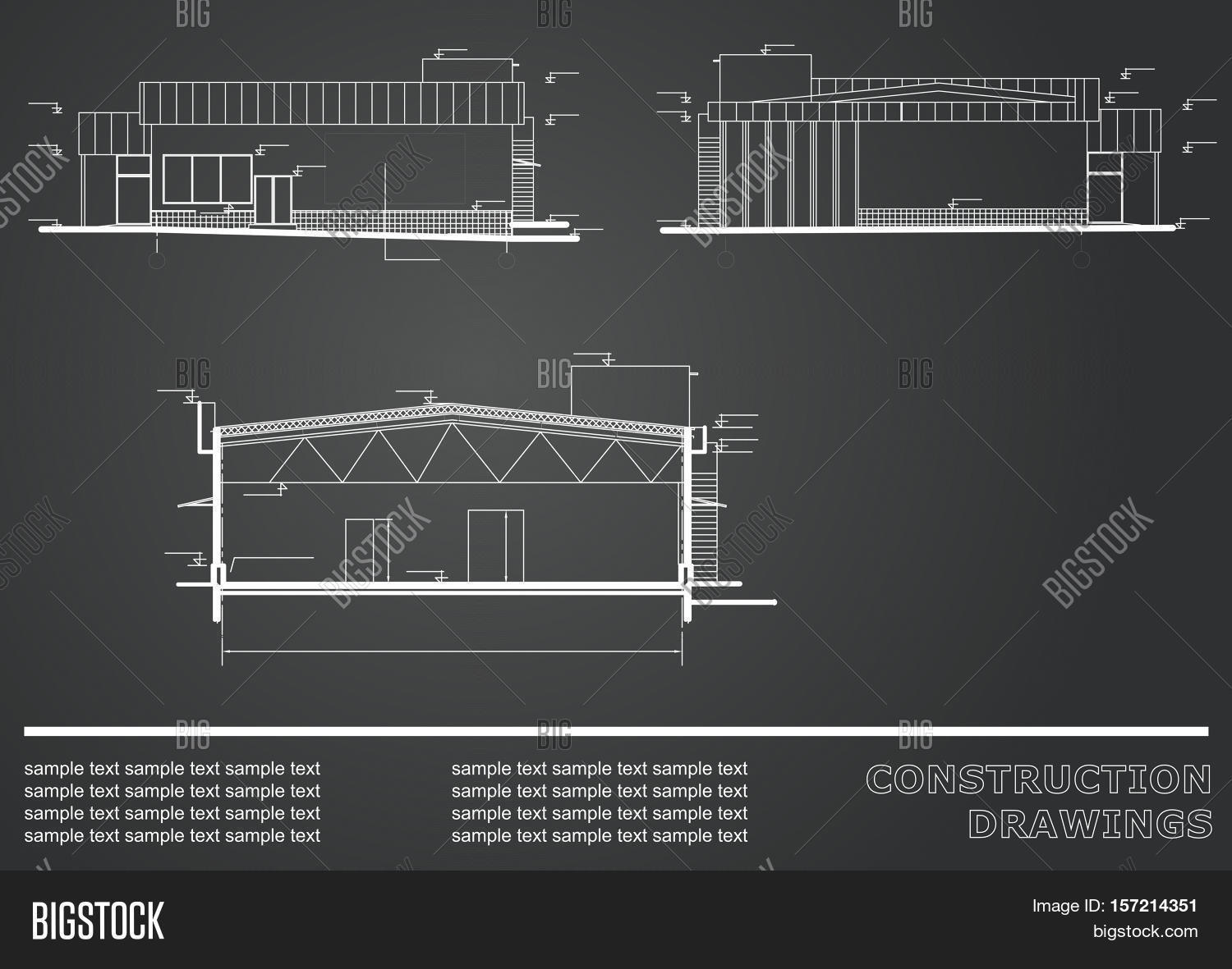 Construction Drawings Vector & Photo (Free Trial) | Bigstock