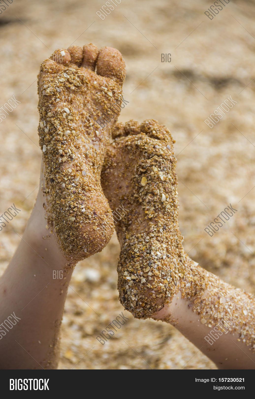Feet Young Sunburnt Image & Photo (Free Trial) | Bigstock