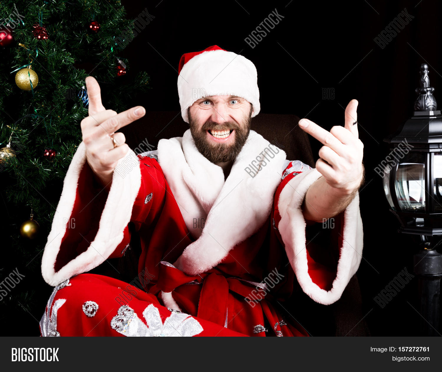 Bad Brutal Santa Claus Image & Photo (Free Trial) | Bigstock