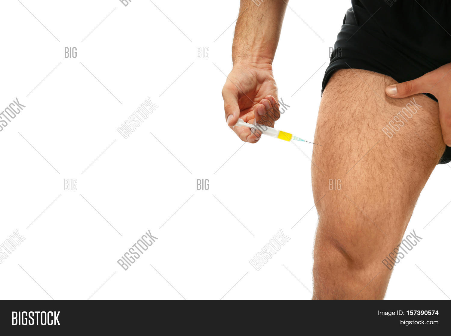 Muscular Man Injecting Image & Photo (Free Trial) | Bigstock