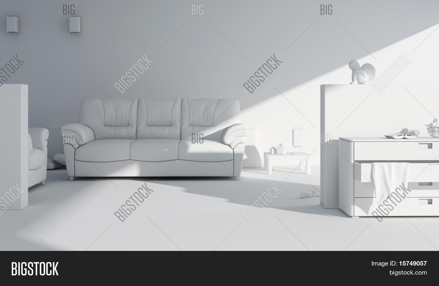 3d Clay Render Modern Image & Photo (Free Trial) | Bigstock