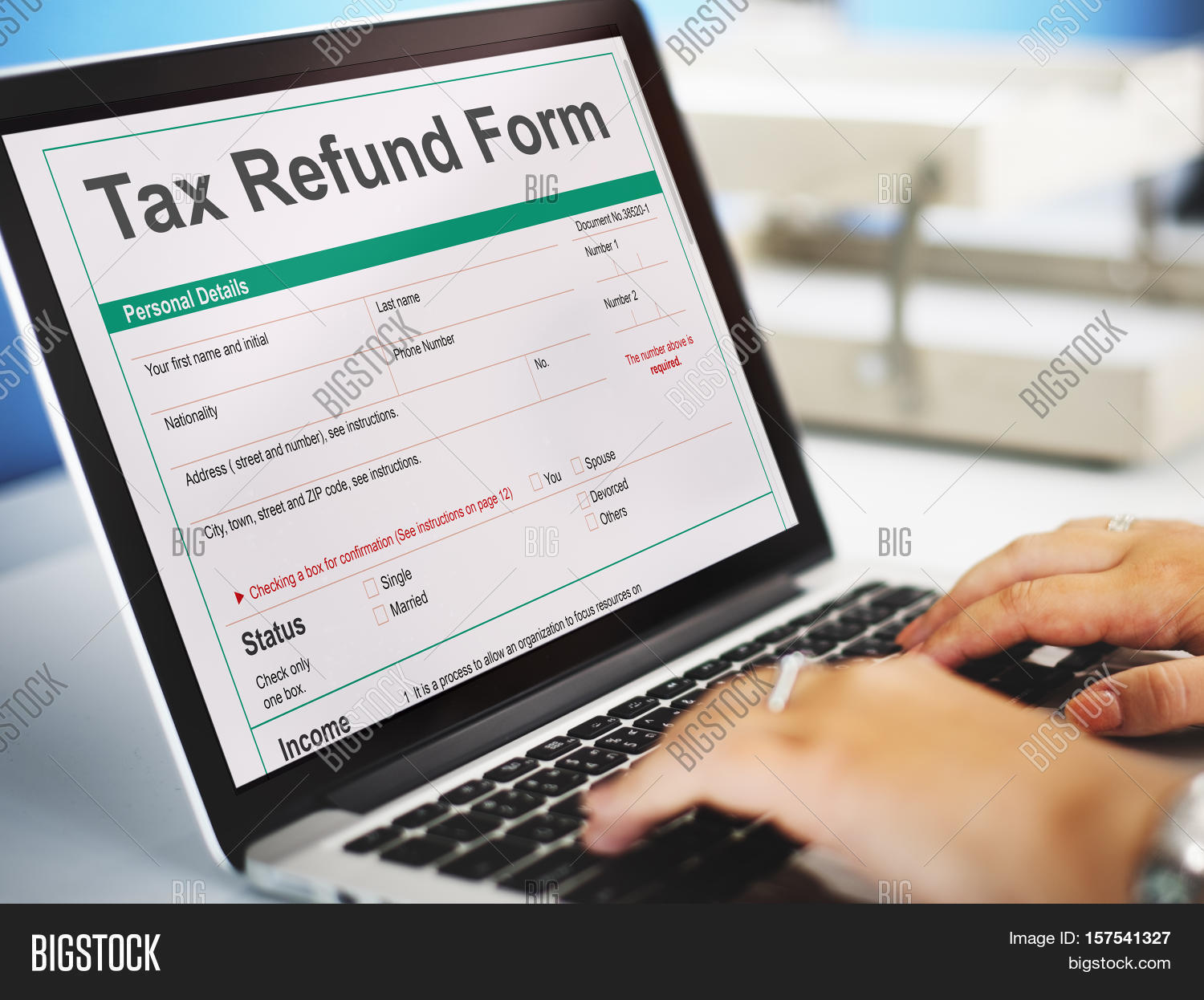Income Tax Return Image & Photo (Free Trial) | Bigstock