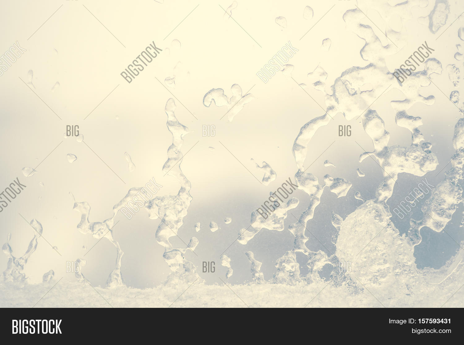 Ice Water Drops On Image & Photo (Free Trial) | Bigstock