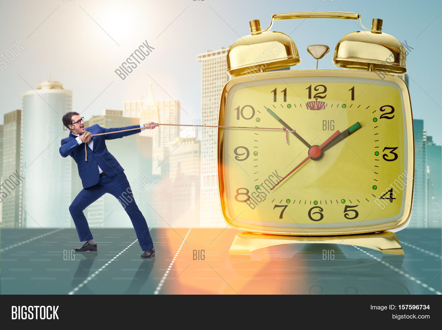 Businessman Pulling Image & Photo (Free Trial) | Bigstock