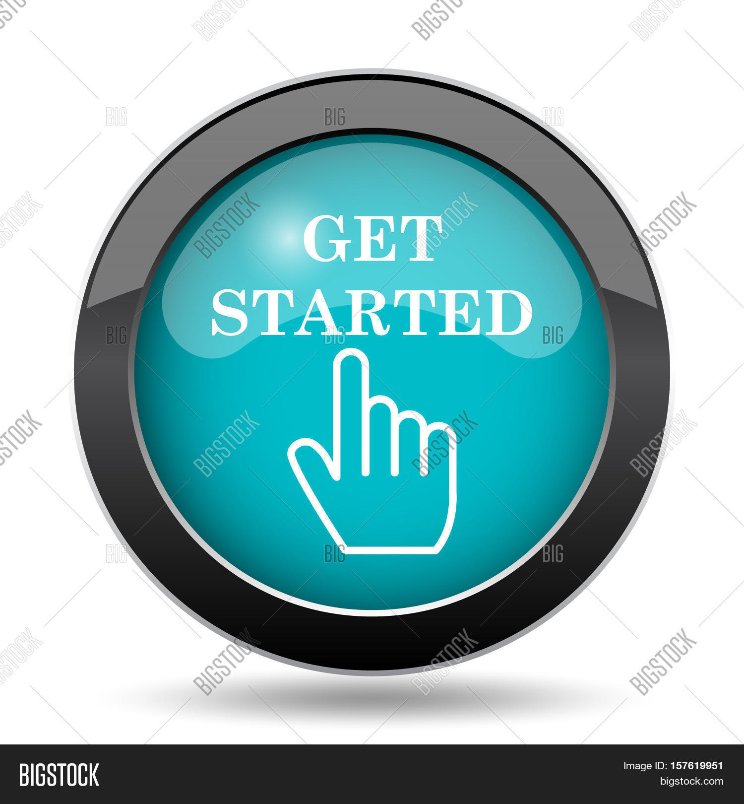Get Started Icon Image & Photo (Free Trial) | Bigstock