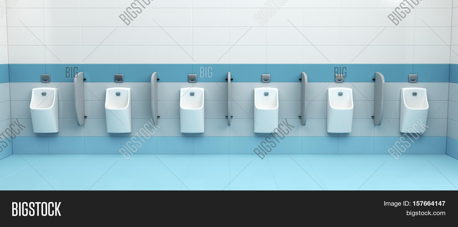 Row Urinals Public Men Image & Photo (Free Trial) | Bigstock