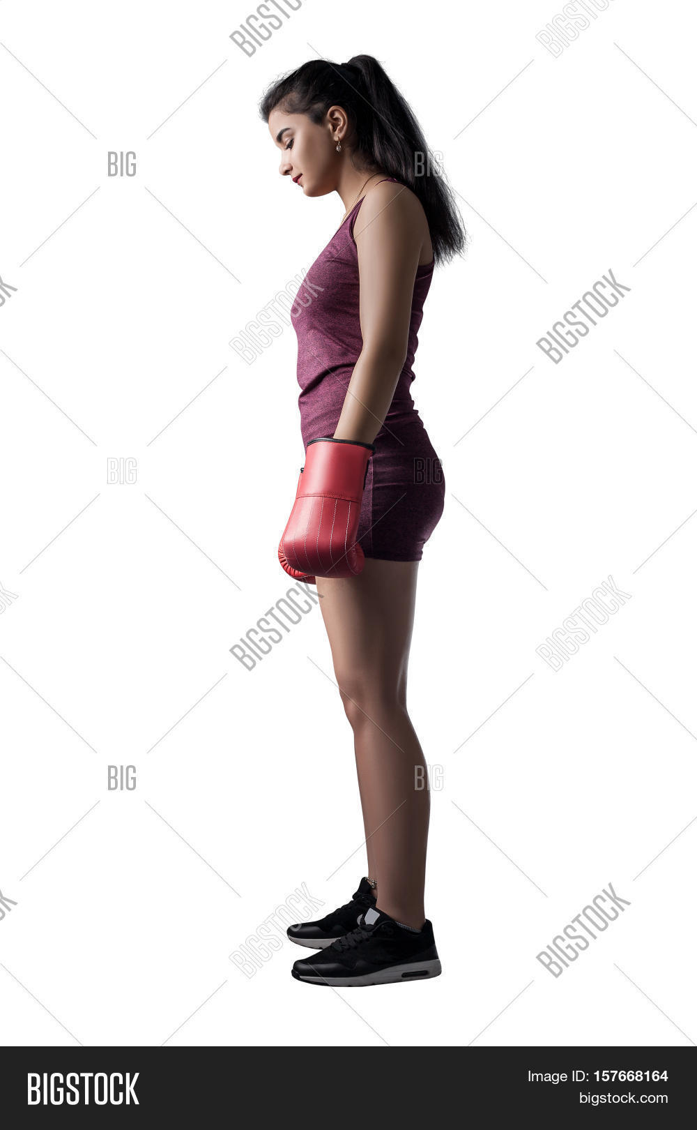 Female Boxer Side View Image & Photo (Free Trial) | Bigstock