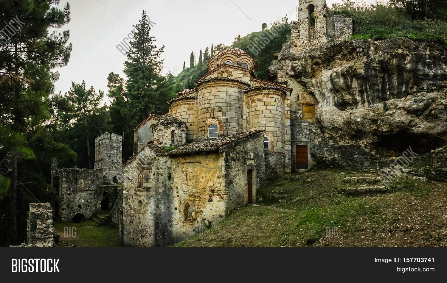 Ruins Byzantine Castle Image & Photo (Free Trial) | Bigstock