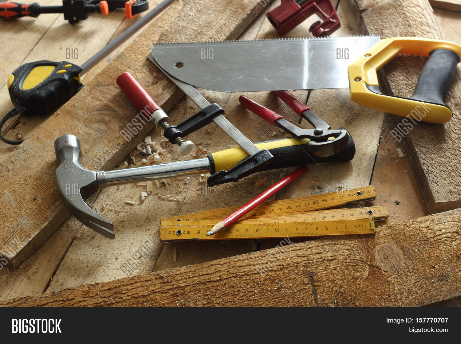 Some Carpenter's Tools Image & Photo (Free Trial) | Bigstock
