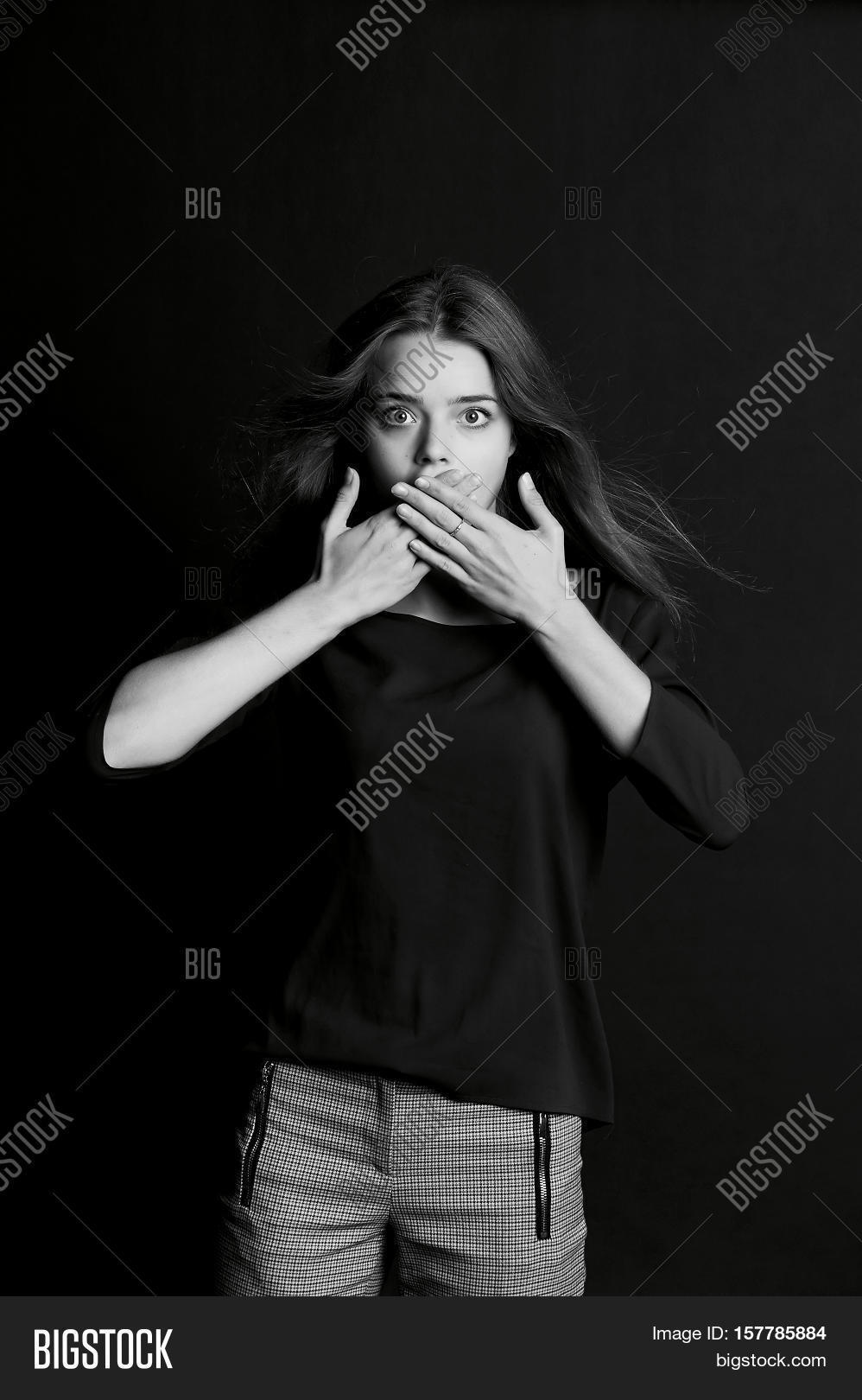 Speak No Evil. Girl Image & Photo (Free Trial) | Bigstock