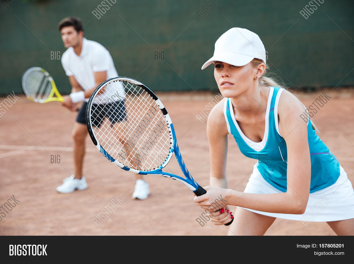Tennis Players On Image & Photo (Free Trial) | Bigstock