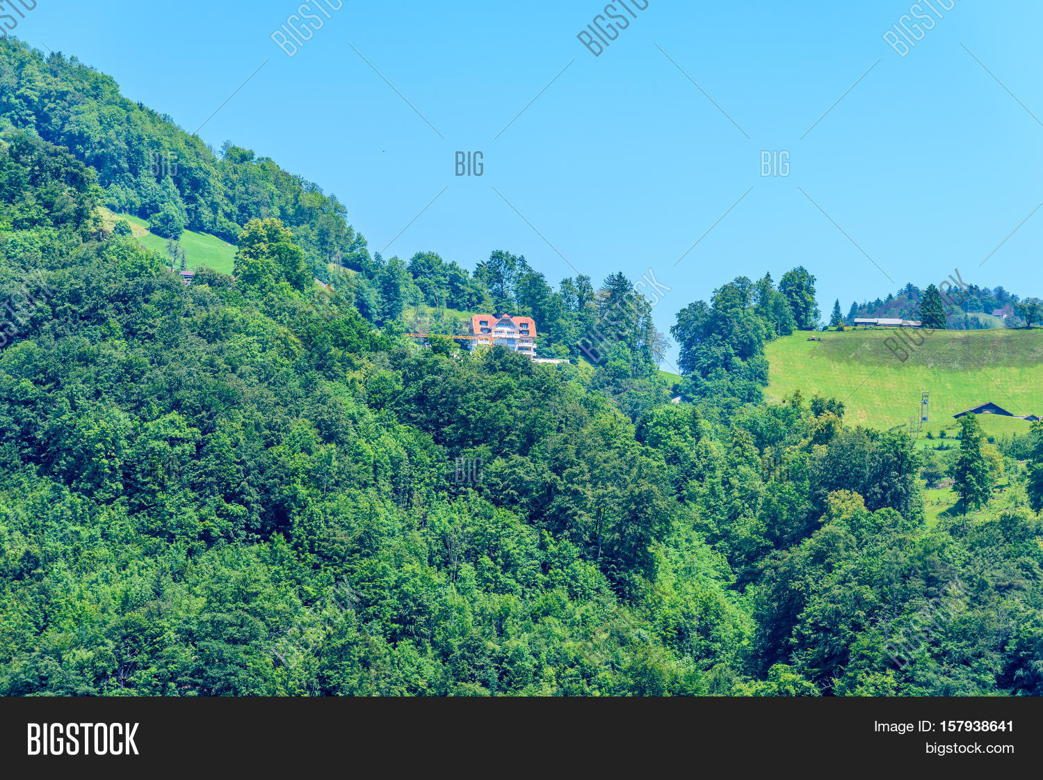 View On Swiss Village Image & Photo (Free Trial) | Bigstock