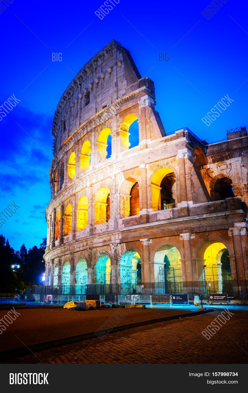 View Colosseum Facade Image & Photo (Free Trial) | Bigstock