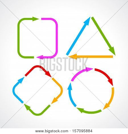 Cycle Process Diagram Vector & Photo (Free Trial) | Bigstock