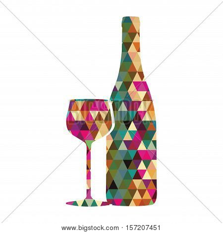 Wine Glass Bottle Vector & Photo (Free Trial) | Bigstock