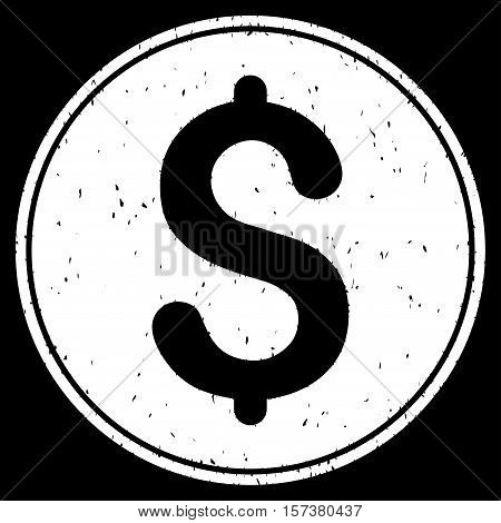 Dollar Coin Grainy Vector & Photo (Free Trial) | Bigstock