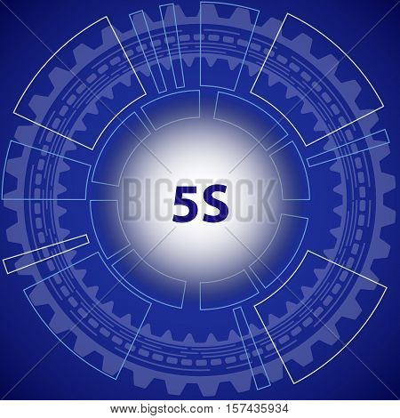 Five S Strategy Vector & Photo (Free Trial) | Bigstock