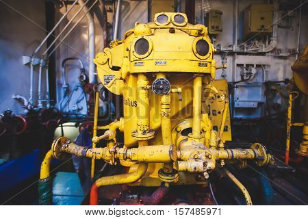 Engine Room On Cargo Image & Photo (Free Trial) | Bigstock