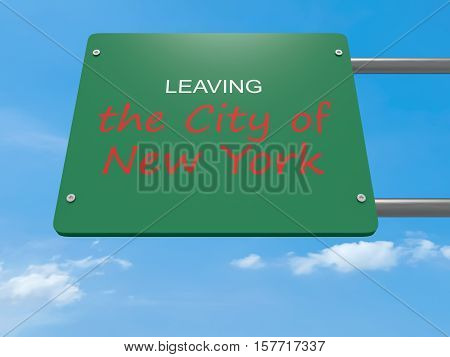 Road Sign Leaving City Image & Photo (Free Trial) | Bigstock
