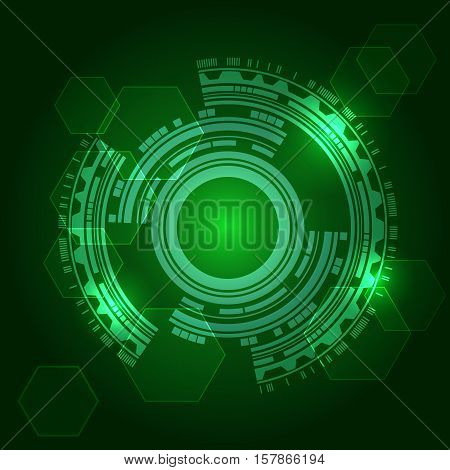Green Technical Vector & Photo (Free Trial) | Bigstock