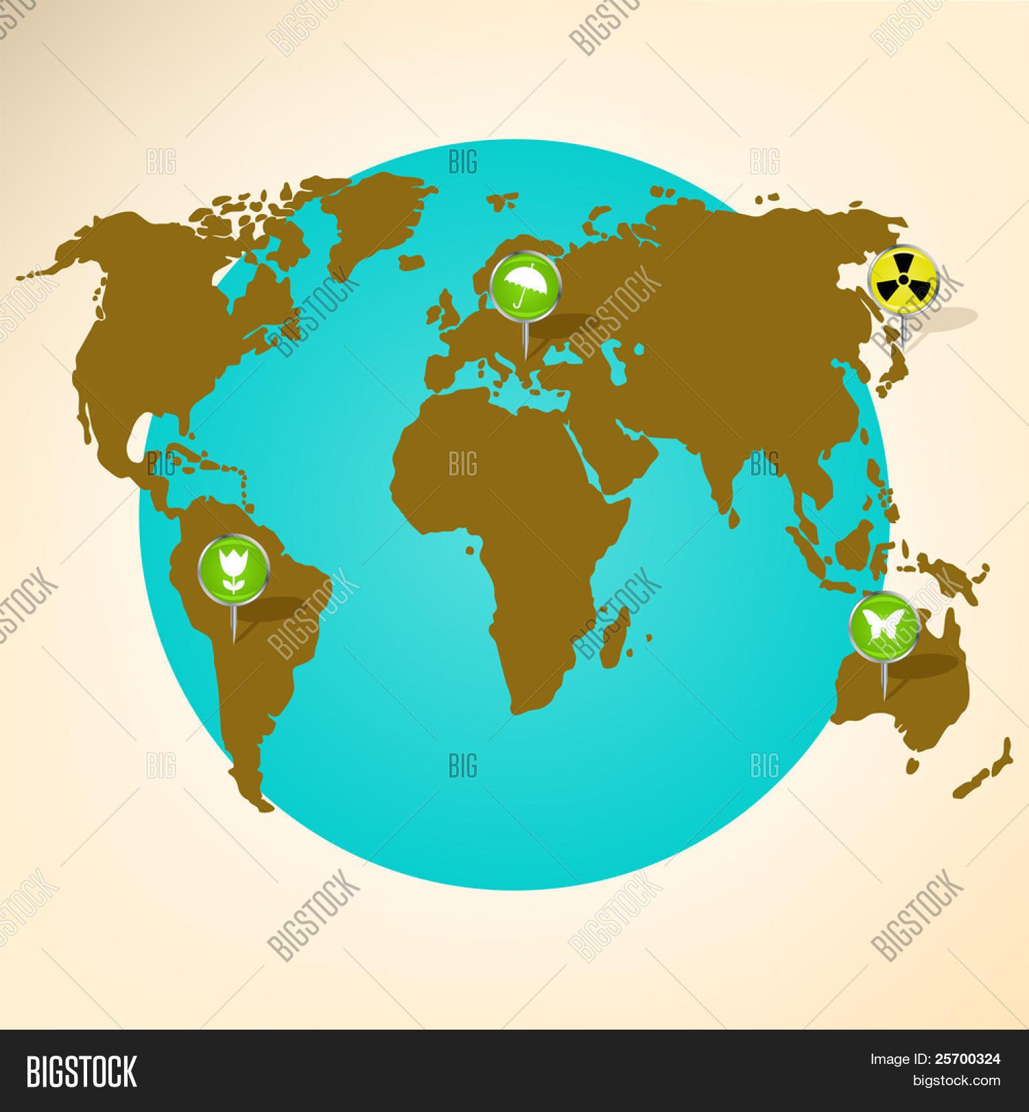 Map Japan Nuclear Vector & Photo (Free Trial) | Bigstock