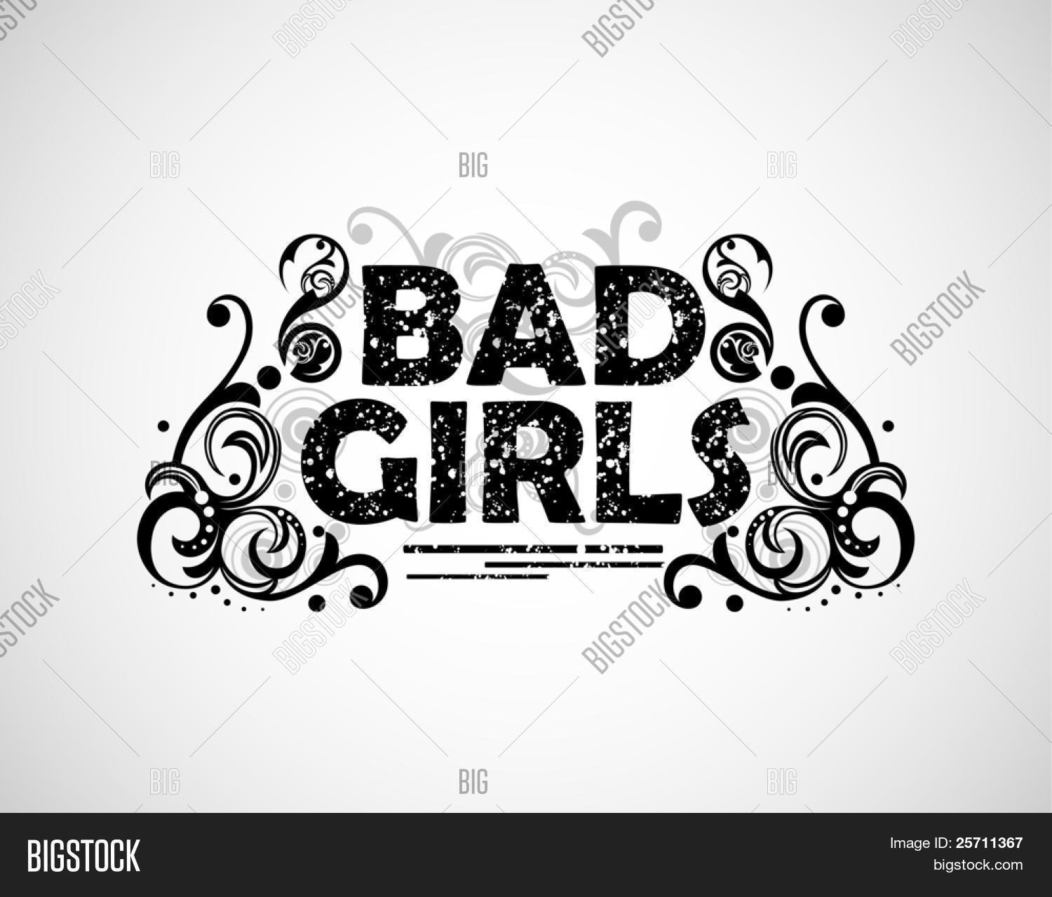 Bad Girls Background Vector & Photo (Free Trial) | Bigstock