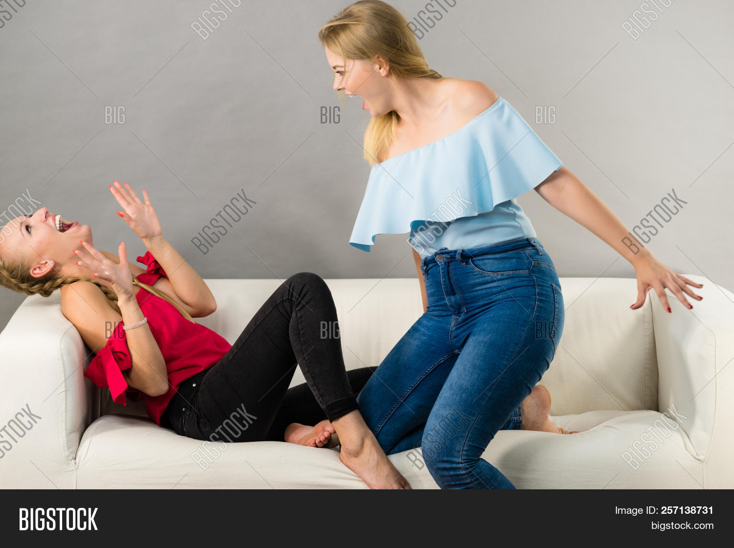 Two Young Pretty Women Image & Photo (Free Trial) | Bigstock