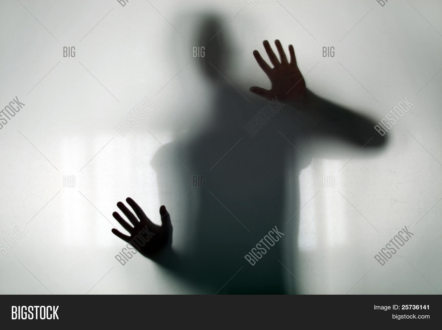 Shadowy Figure Behind Image & Photo (Free Trial) | Bigstock