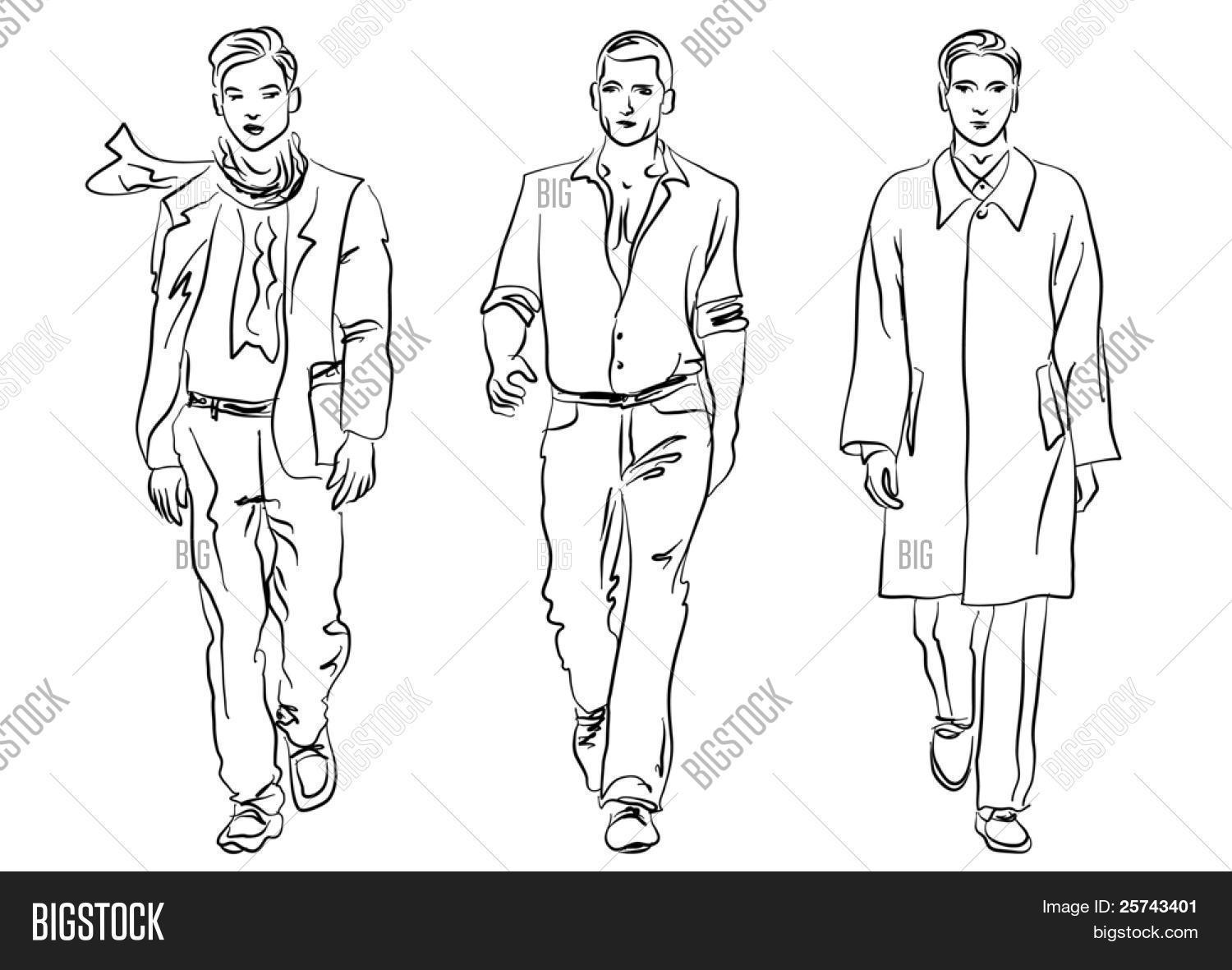 Men Fashion, Vector Vector & Photo (Free Trial) | Bigstock