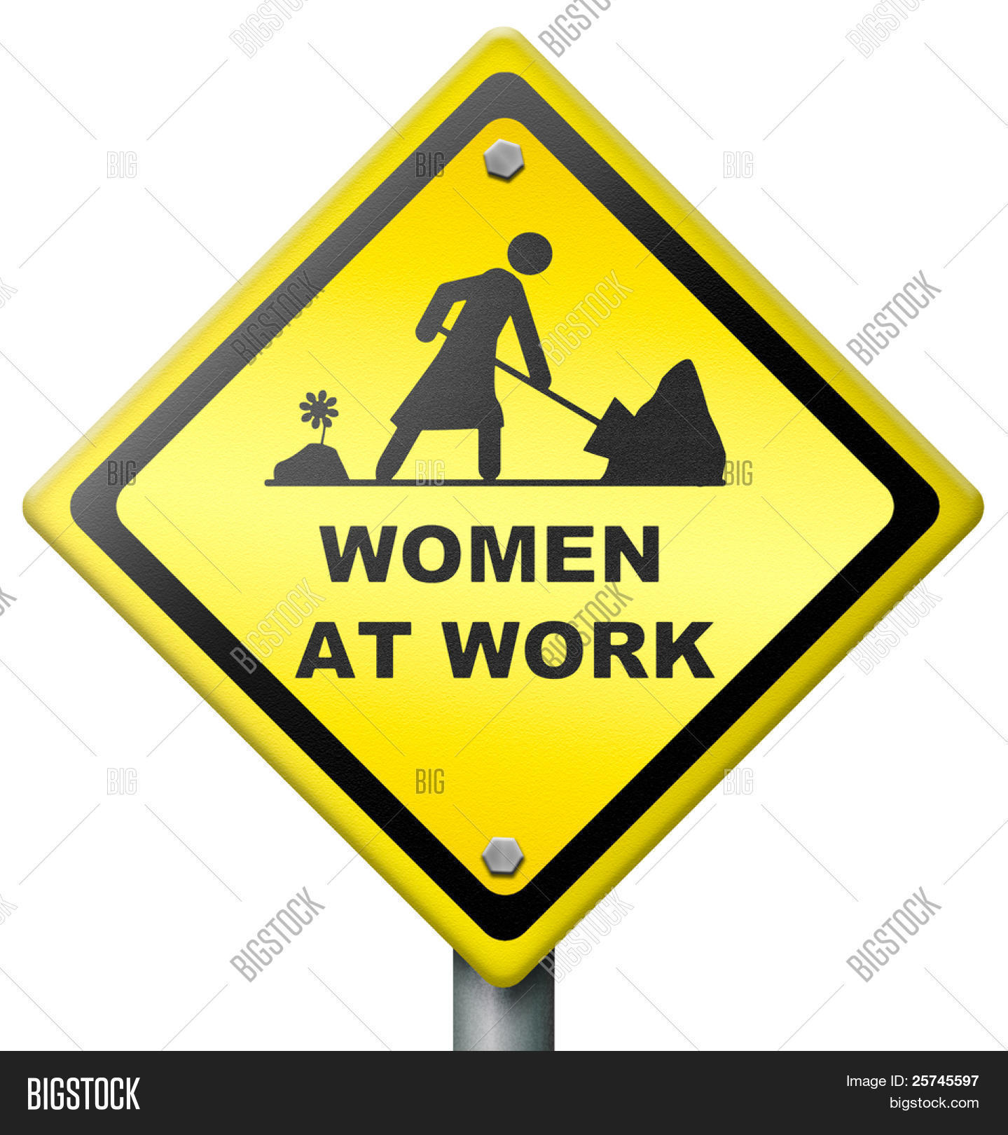 Women Work, Yellow Image & Photo (Free Trial) | Bigstock