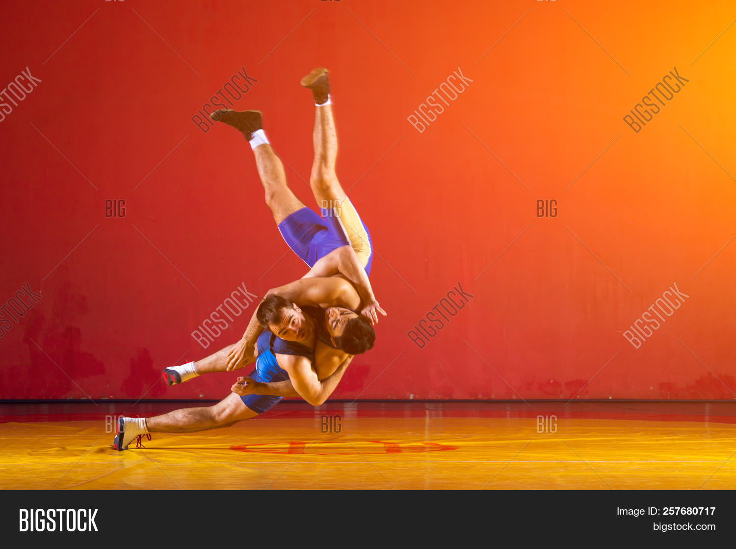 Two Strong Wrestlers Image & Photo (Free Trial) | Bigstock