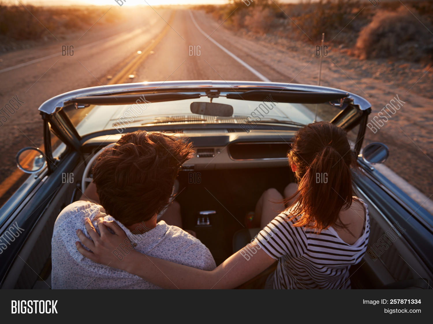 Rear View Couple On Image & Photo (Free Trial) | Bigstock