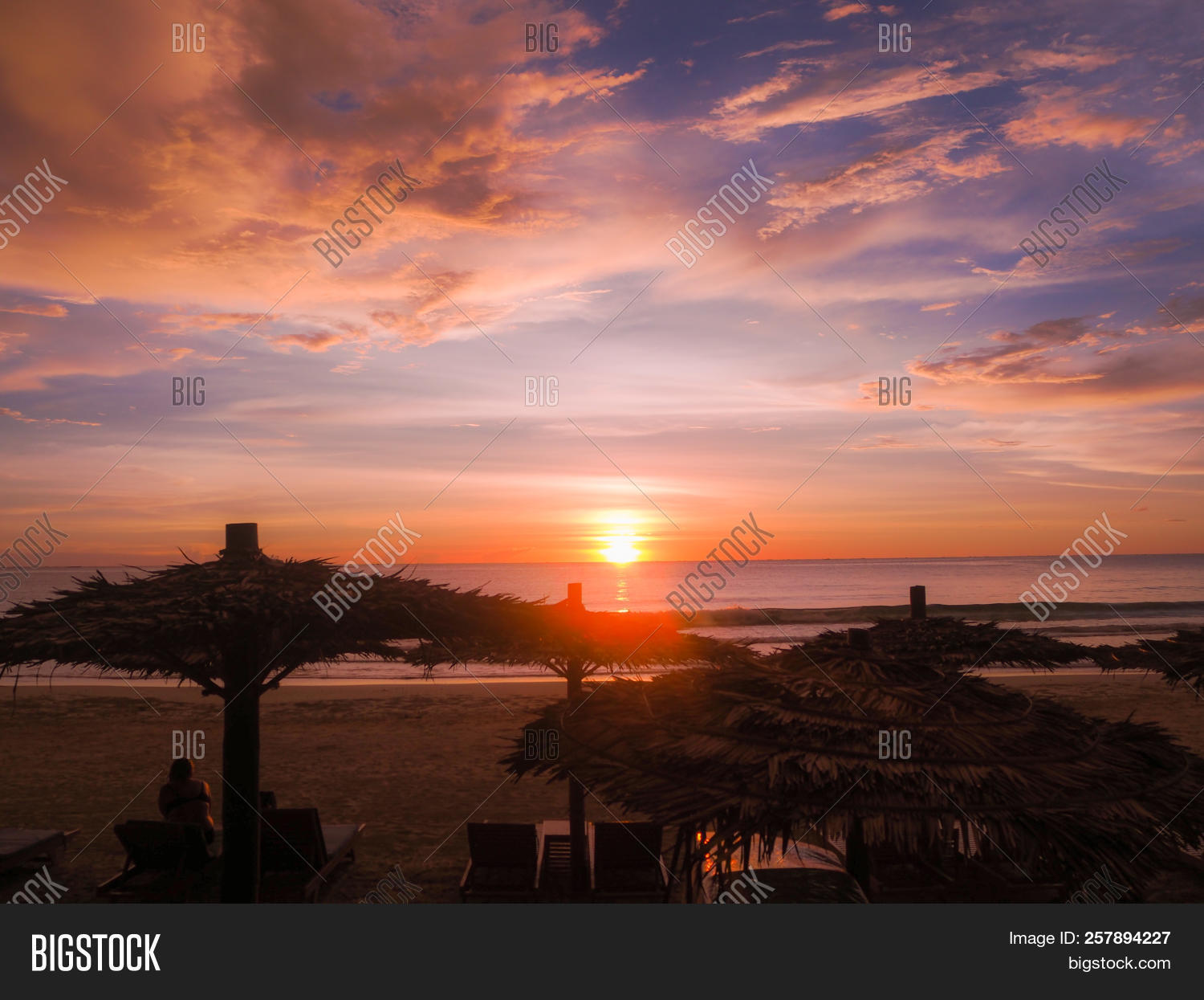 Beautiful Sunset Over Image & Photo (Free Trial) | Bigstock