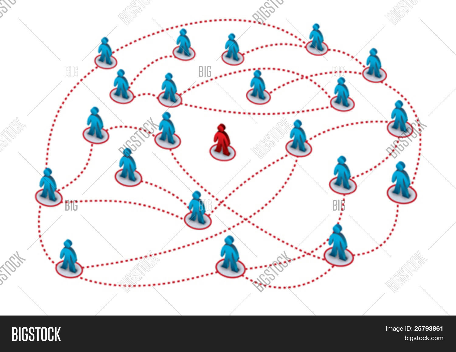 Vector y foto Una Persona Aislada (prueba gratis) | Bigstock