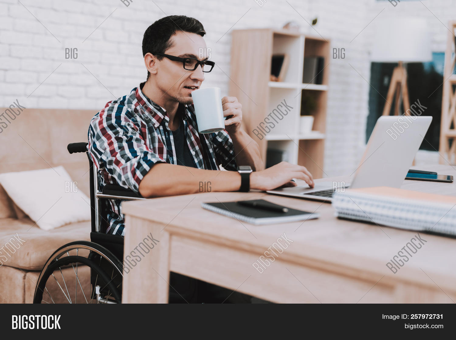 Young Disabled Man On Image & Photo (Free Trial) | Bigstock
