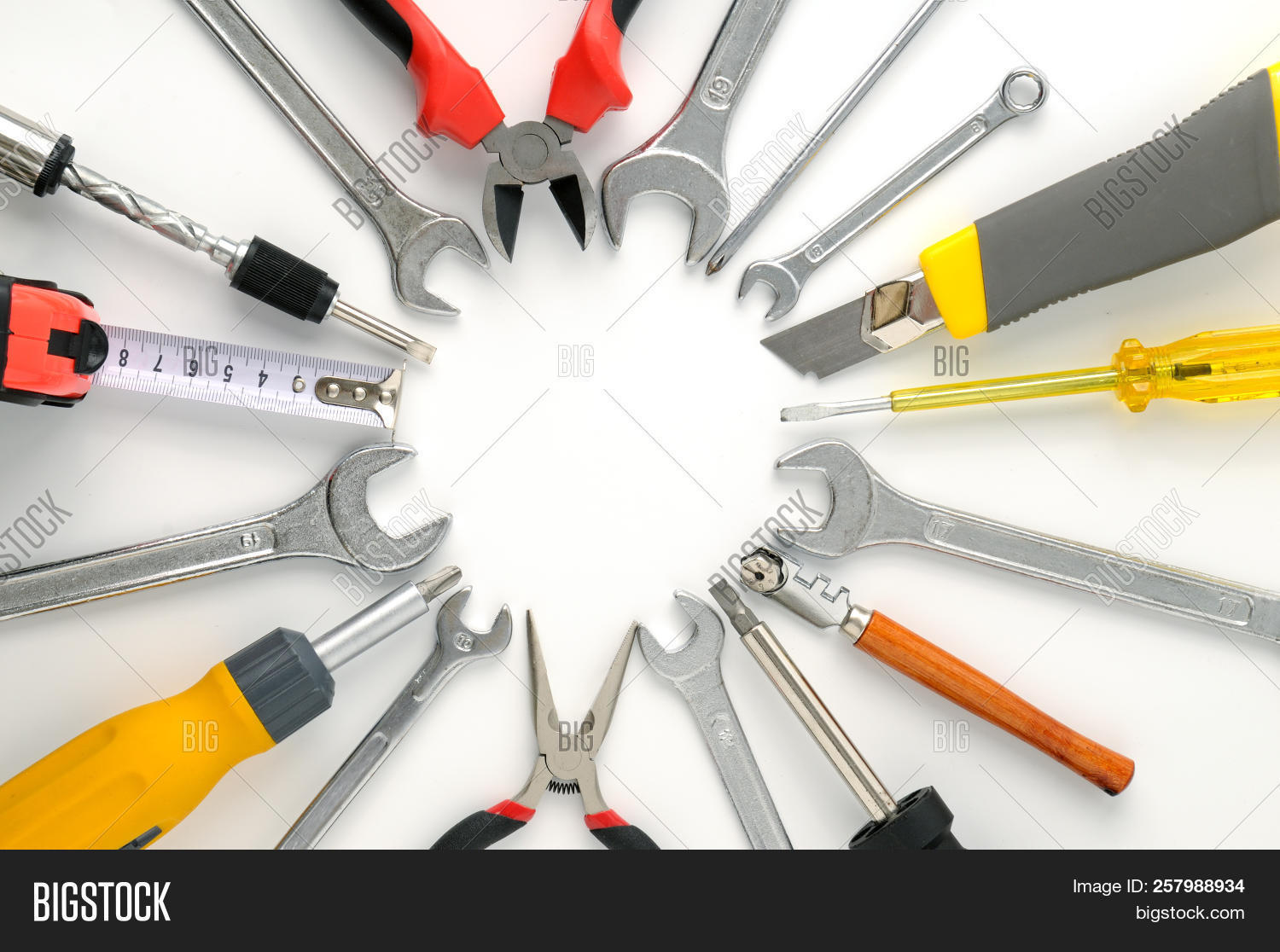 Set Tools Arranged Image & Photo (Free Trial) | Bigstock